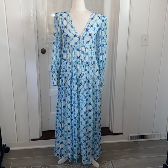 Rococo Sand | Dresses | Rococo Sand Blue Volna Maxi Dress | Poshmark